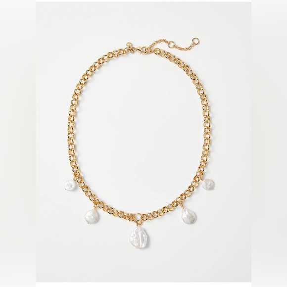 Ann Taylor | Jewelry | Ann Taylor Freshwater Pearl Chain Necklace ...